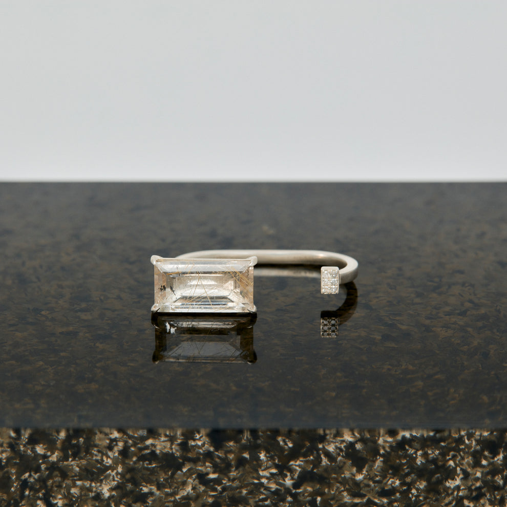 1303 Rutilated Quartz | Mare Ring – Adlin Hue