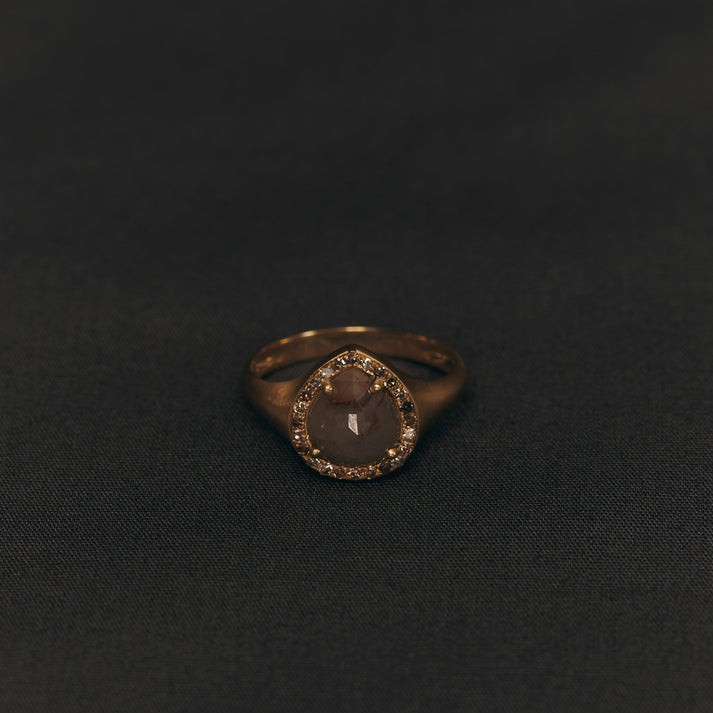1794 Rose Cut Diamond | K18YG One of a Katia Ring – Adlin Hue
